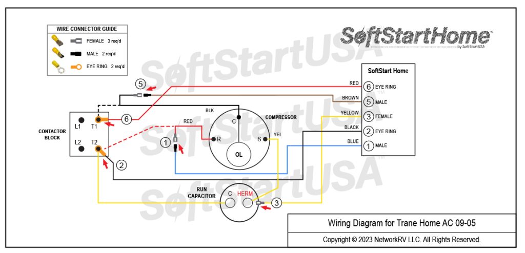 Trane Home AC wiring diagram - SoftStartHome